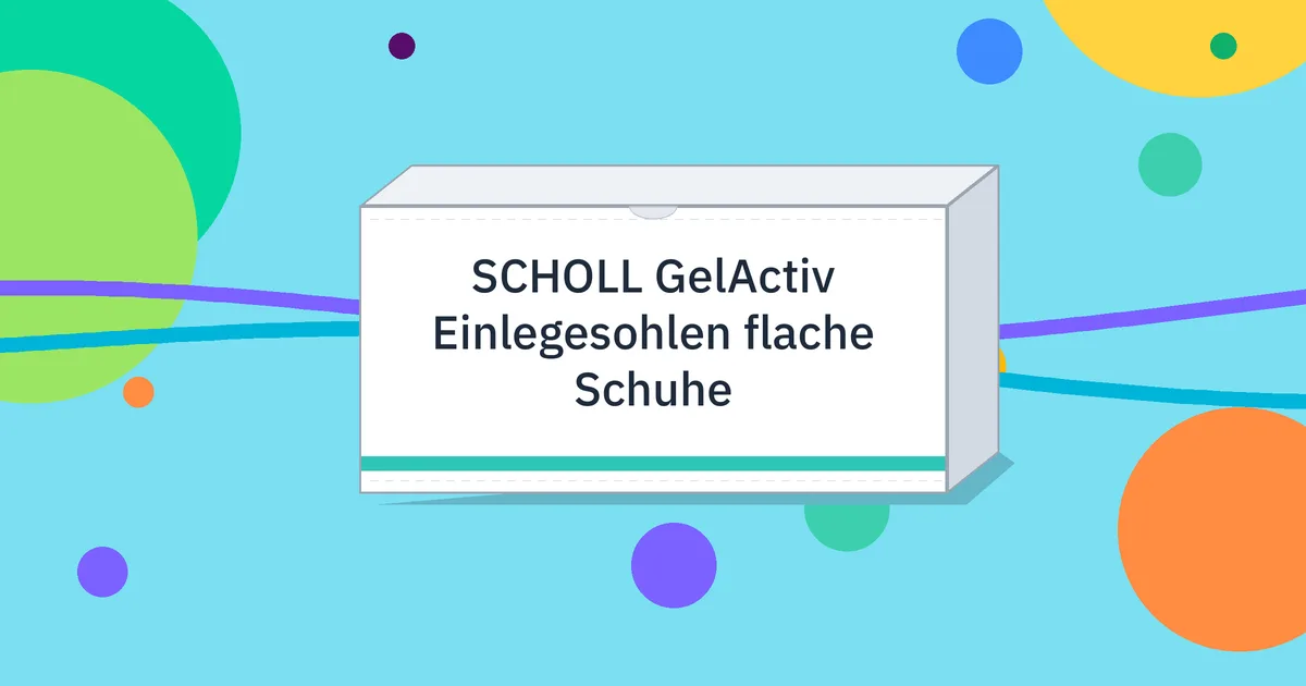 Symbolbild: Packung mit der Aufschrift SCHOLL GelActiv Einlegesohlen flache Schuhe (PZN 12338810) – Verfügbarkeit und Bezug in Apotheken in Frankfurt am Main