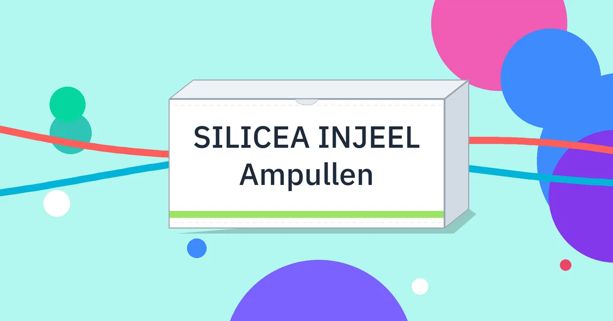 Symbolbild: Packung mit der Aufschrift SILICEA INJEEL Ampullen (PZN 00935593) – Verfügbarkeit und Bezug in Apotheken in Frankfurt am Main