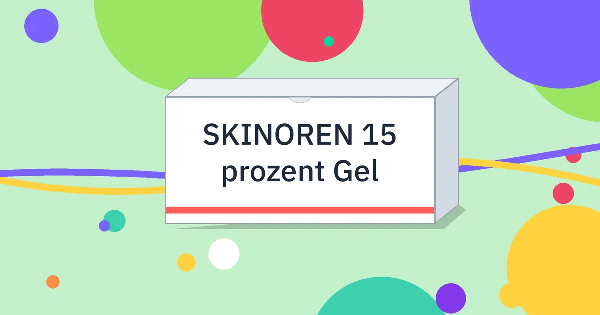 Symbolbild: Packung mit der Aufschrift SKINOREN 15 prozent Gel (PZN 05549044) – Verfügbarkeit und Bezug in Apotheken in Frankfurt am Main