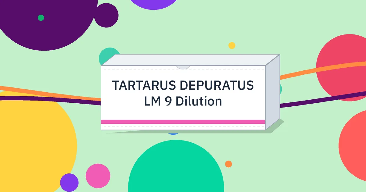 Symbolbild: Packung mit der Aufschrift TARTARUS DEPURATUS LM 9 Dilution (PZN 13688067) – Verfügbarkeit und Bezug in Apotheken in Frankfurt am Main