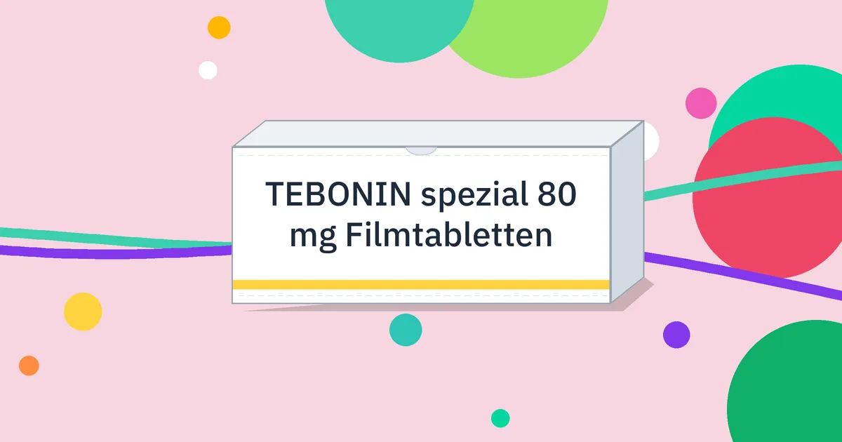 Symbolbild: Packung mit der Aufschrift TEBONIN spezial 80 mg Filmtabletten (PZN 06997448) – Verfügbarkeit und Bezug in Apotheken in Frankfurt am Main