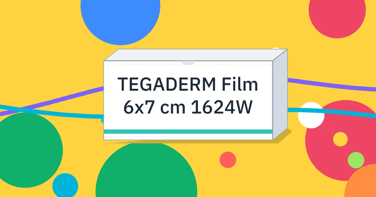 Symbolbild: Packung mit der Aufschrift TEGADERM Film 6x7 cm 1624W (PZN 05906952) – Verfügbarkeit und Bezug in Apotheken in Frankfurt am Main