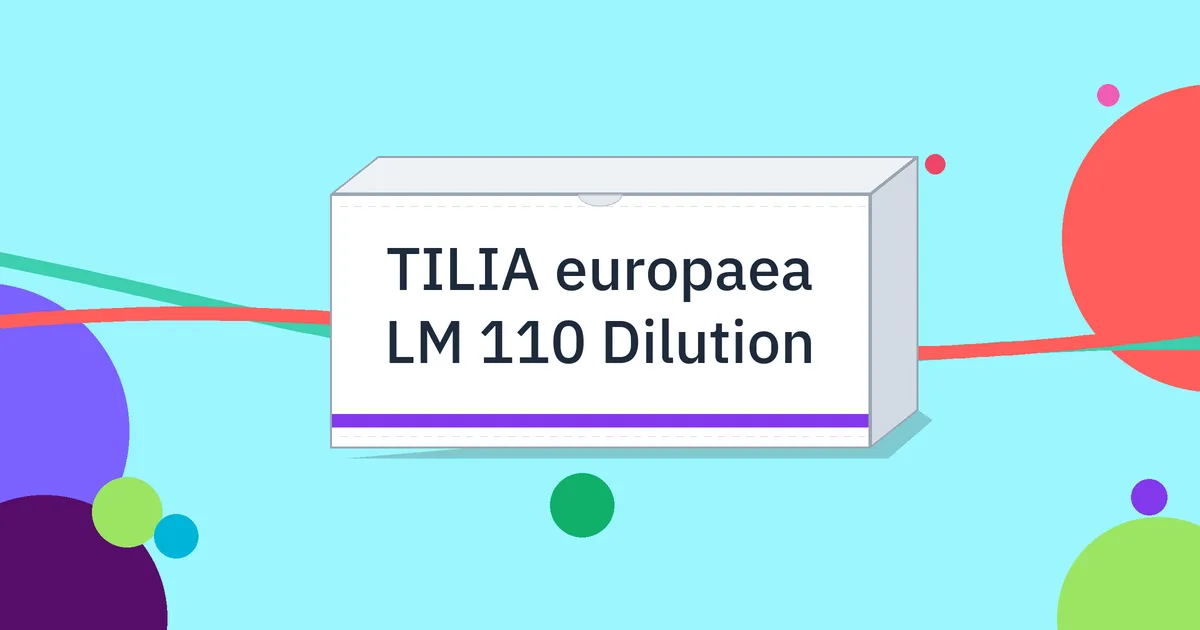 Symbolbild: Packung mit der Aufschrift TILIA europaea LM 110 Dilution (PZN 13224190) – Verfügbarkeit und Bezug in Apotheken in Frankfurt am Main