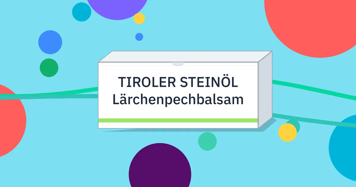 Symbolbild: Packung mit der Aufschrift TIROLER STEINÖL Lärchenpechbalsam (PZN 04553003) – Verfügbarkeit und Bezug in Apotheken in Frankfurt am Main