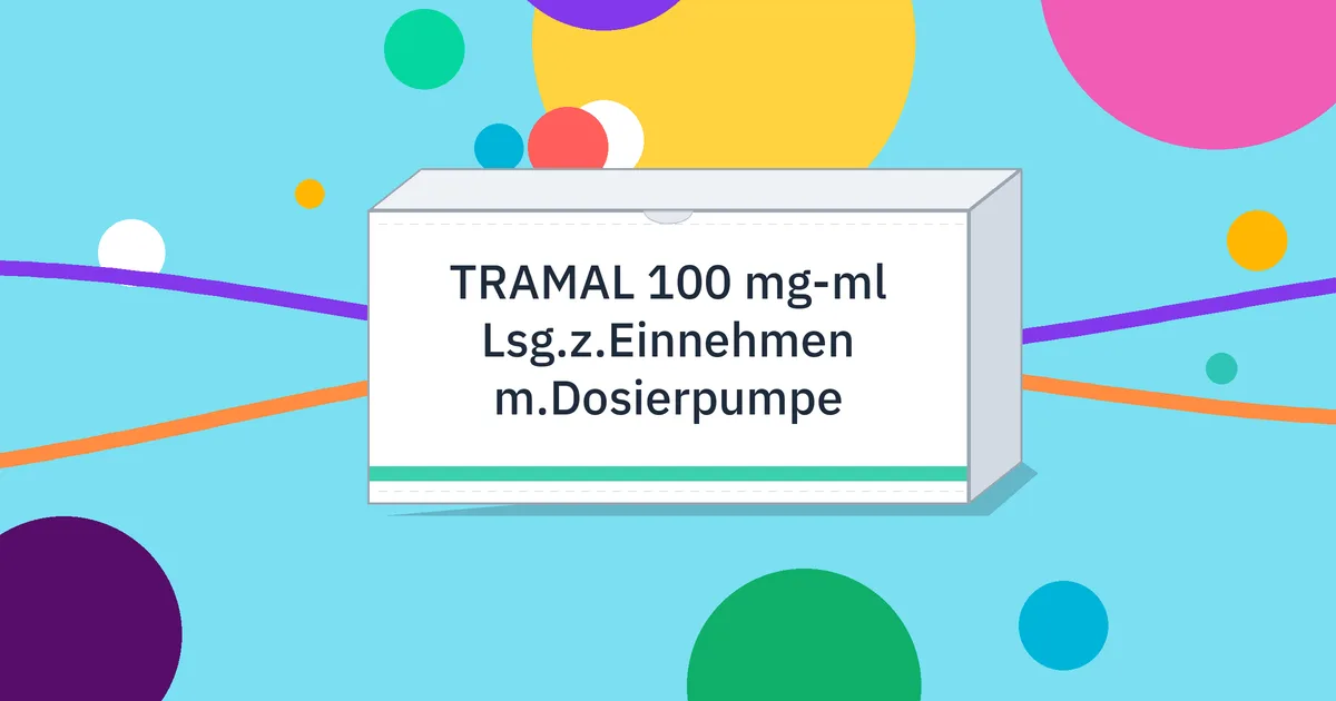 Symbolbild: Packung mit der Aufschrift TRAMAL 100 mg-ml Lsg.z.Einnehmen m.Dosierpumpe (PZN 11236208) – Verfügbarkeit und Bezug in Apotheken in Frankfurt am Main
