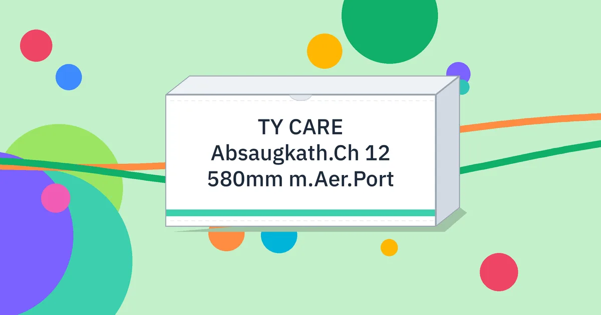 Symbolbild: Packung mit der Aufschrift TY CARE Absaugkath.Ch 12 580mm m.Aer.Port (PZN 00811520) – Verfügbarkeit und Bezug in Apotheken in Frankfurt am Main