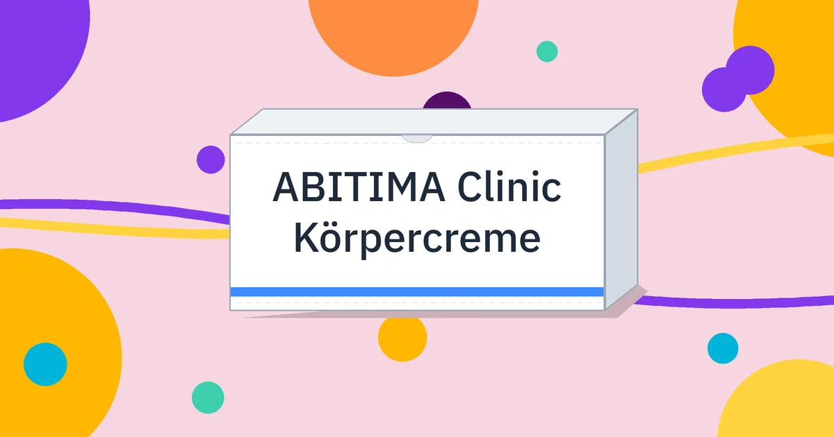 Symbolbild: Packung mit der Aufschrift ABITIMA Clinic Körpercreme (PZN 06812420) – Verfügbarkeit und Bezug in Apotheken in Frankfurt am Main