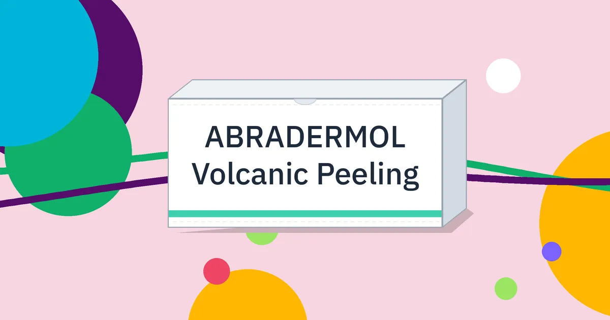 Symbolbild: Packung mit der Aufschrift ABRADERMOL Volcanic Peeling (PZN 18139827) – Verfügbarkeit und Bezug in Apotheken in Frankfurt am Main