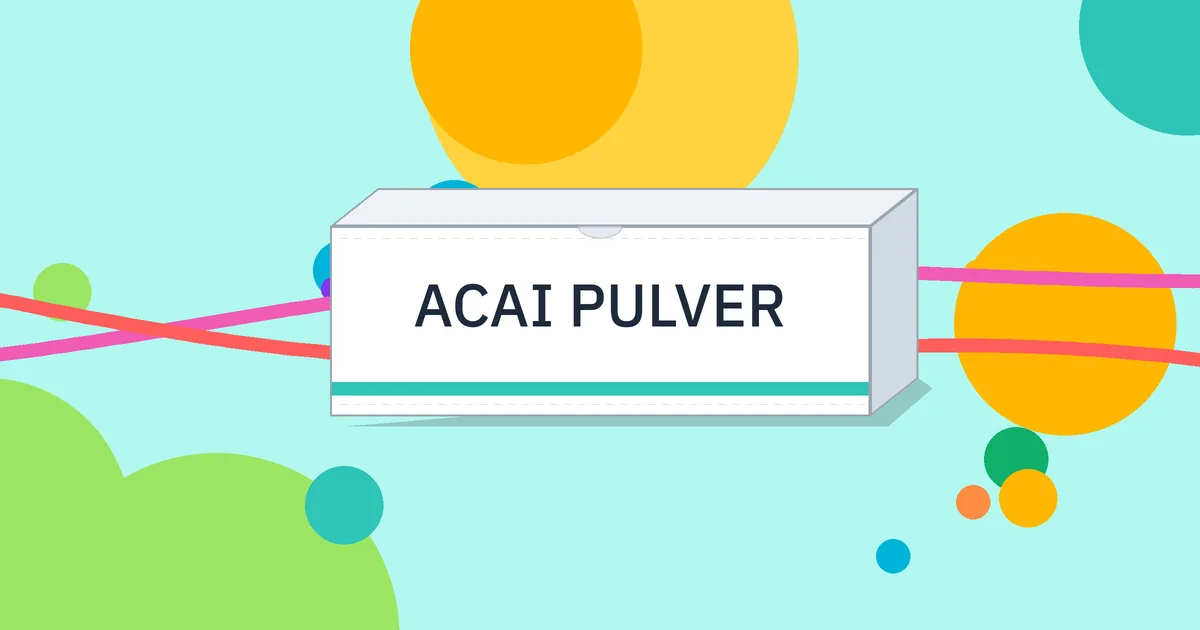 Symbolbild: Packung mit der Aufschrift ACAI PULVER (PZN 10388548) – Verfügbarkeit und Bezug in Apotheken in Frankfurt am Main