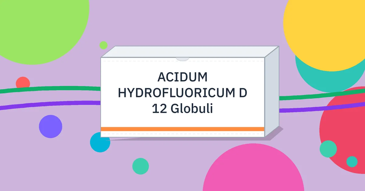 Symbolbild: Packung mit der Aufschrift ACIDUM HYDROFLUORICUM D 12 Globuli (PZN 02891894) – Verfügbarkeit und Bezug in Apotheken in Frankfurt am Main