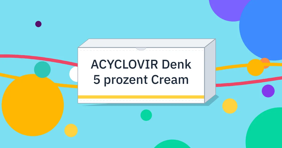 Symbolbild: Packung mit der Aufschrift ACYCLOVIR Denk 5 prozent Cream (PZN 10387885) – Verfügbarkeit und Bezug in Apotheken in Frankfurt am Main