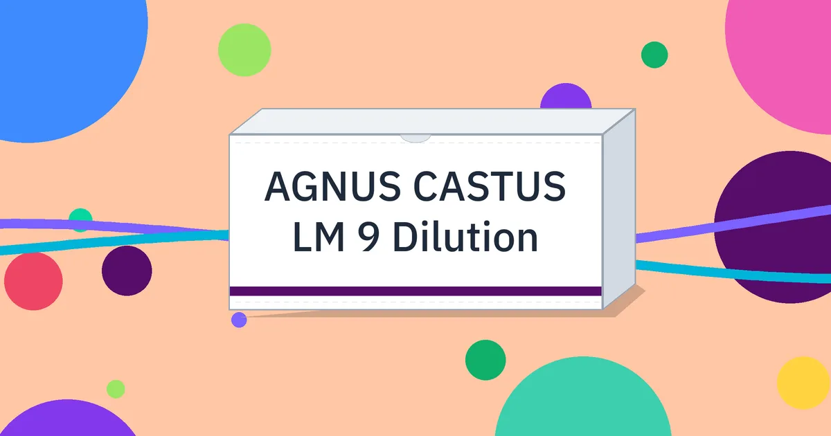 Symbolbild: Packung mit der Aufschrift AGNUS CASTUS LM 9 Dilution (PZN 09650604) – Verfügbarkeit und Bezug in Apotheken in Frankfurt am Main