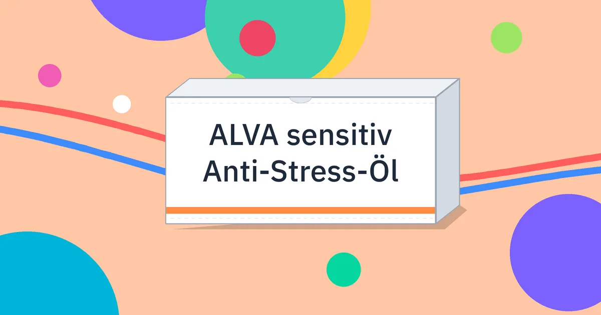 Symbolbild: Packung mit der Aufschrift ALVA sensitiv Anti-Stress-Öl (PZN 02493053) – Verfügbarkeit und Bezug in Apotheken in Frankfurt am Main
