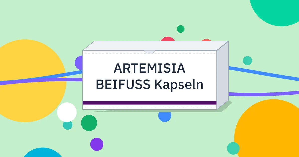 Symbolbild: Packung mit der Aufschrift ARTEMISIA BEIFUSS Kapseln (PZN 09398889) – Verfügbarkeit und Bezug in Apotheken in Frankfurt am Main