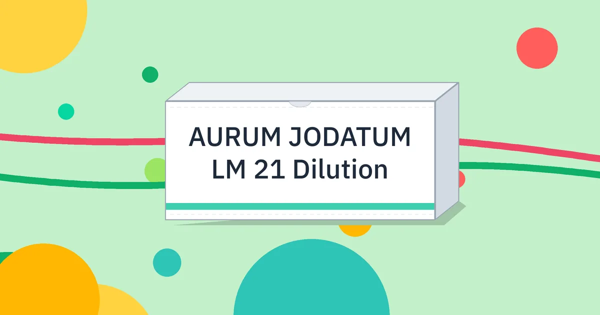 Symbolbild: Packung mit der Aufschrift AURUM JODATUM LM 21 Dilution (PZN 12784774) – Verfügbarkeit und Bezug in Apotheken in Frankfurt am Main