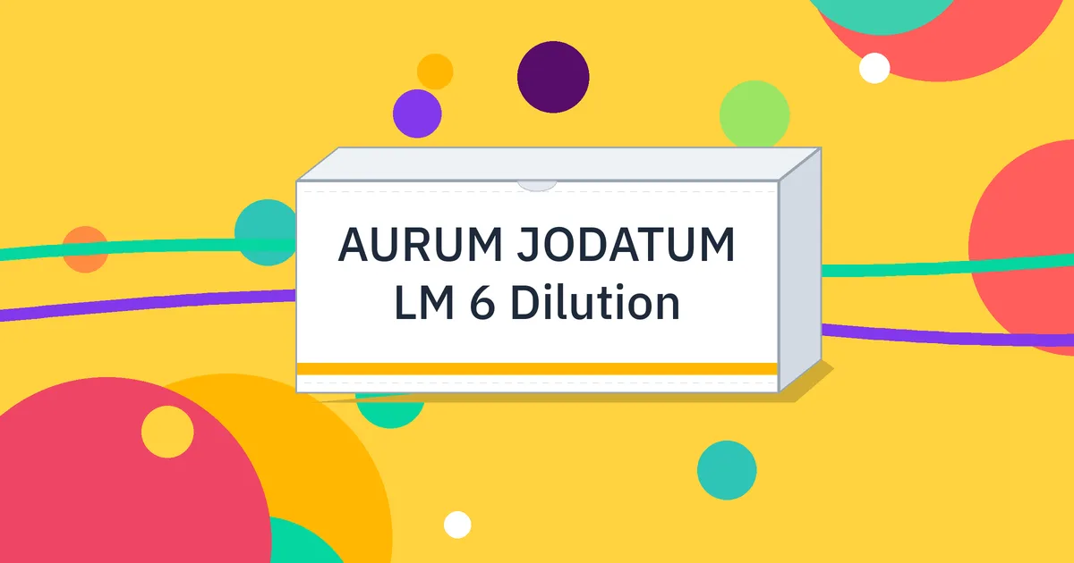Symbolbild: Packung mit der Aufschrift AURUM JODATUM LM 6 Dilution (PZN 06921238) – Verfügbarkeit und Bezug in Apotheken in Frankfurt am Main