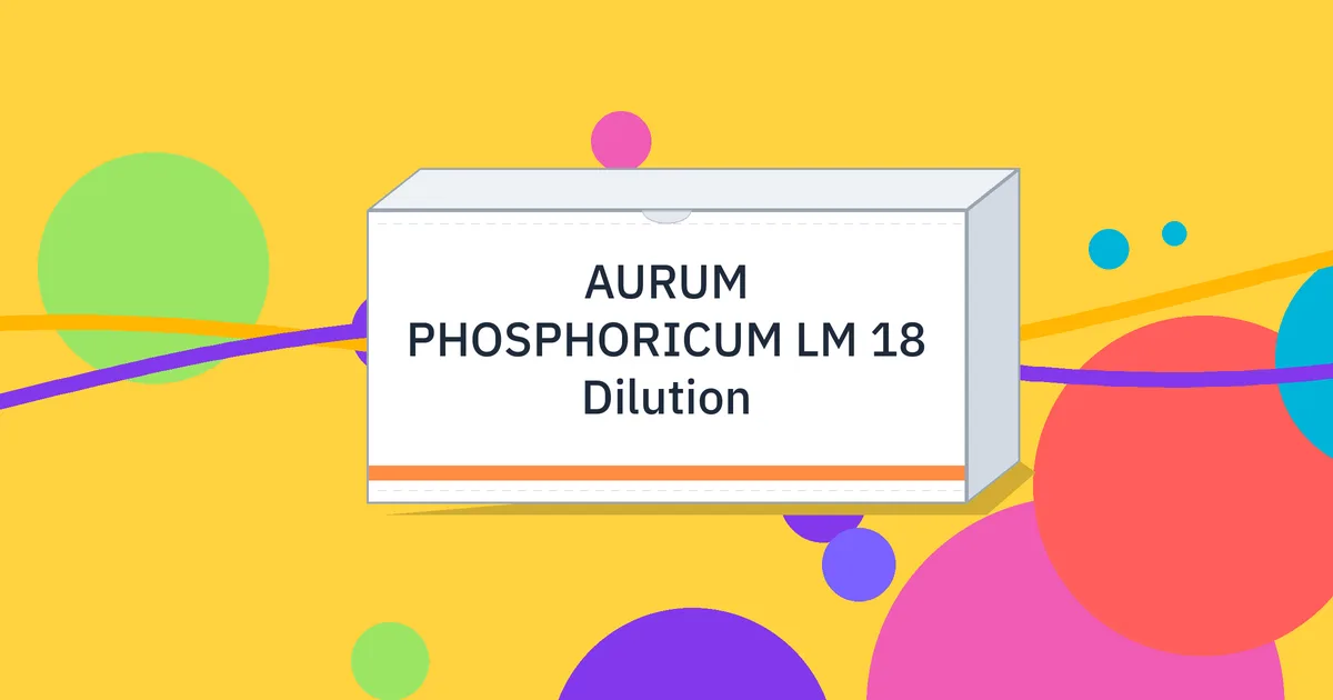 Symbolbild: Packung mit der Aufschrift AURUM PHOSPHORICUM LM 18 Dilution (PZN 11589088) – Verfügbarkeit und Bezug in Apotheken in Frankfurt am Main