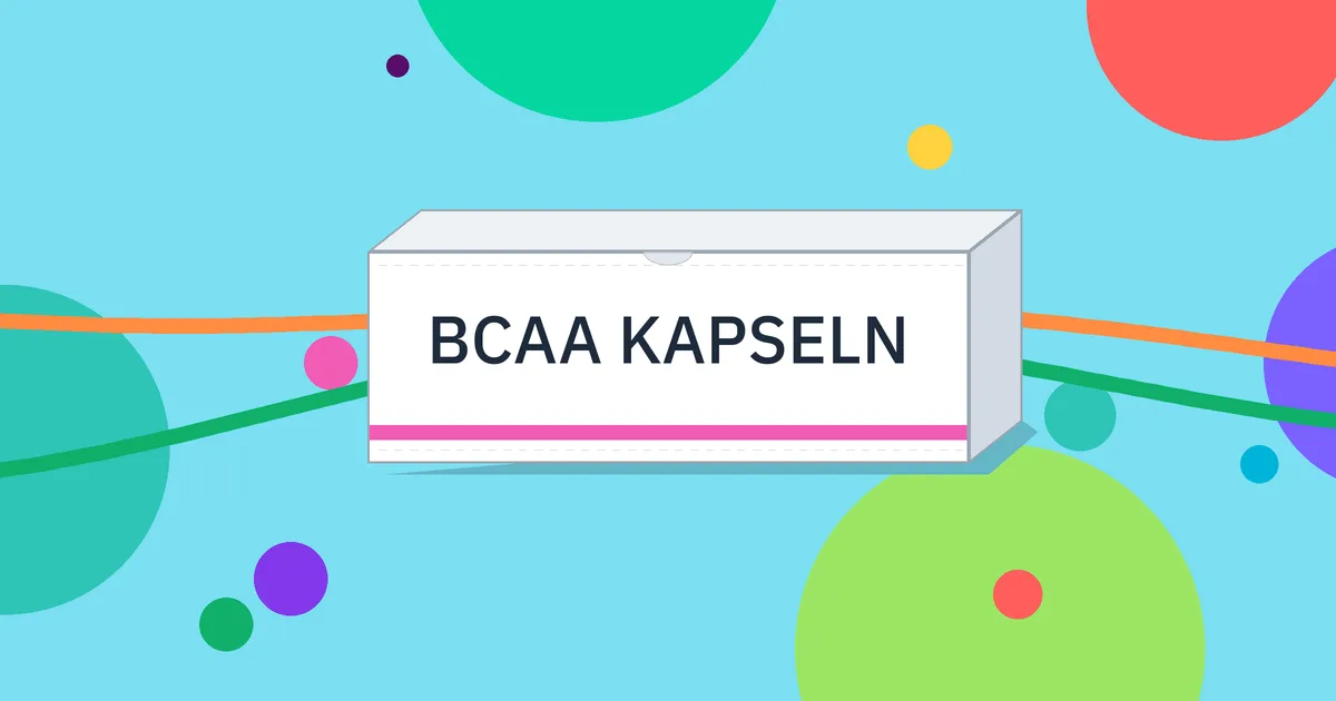 Symbolbild: Packung mit der Aufschrift BCAA KAPSELN (PZN 11578073) – Verfügbarkeit und Bezug in Apotheken in Frankfurt am Main
