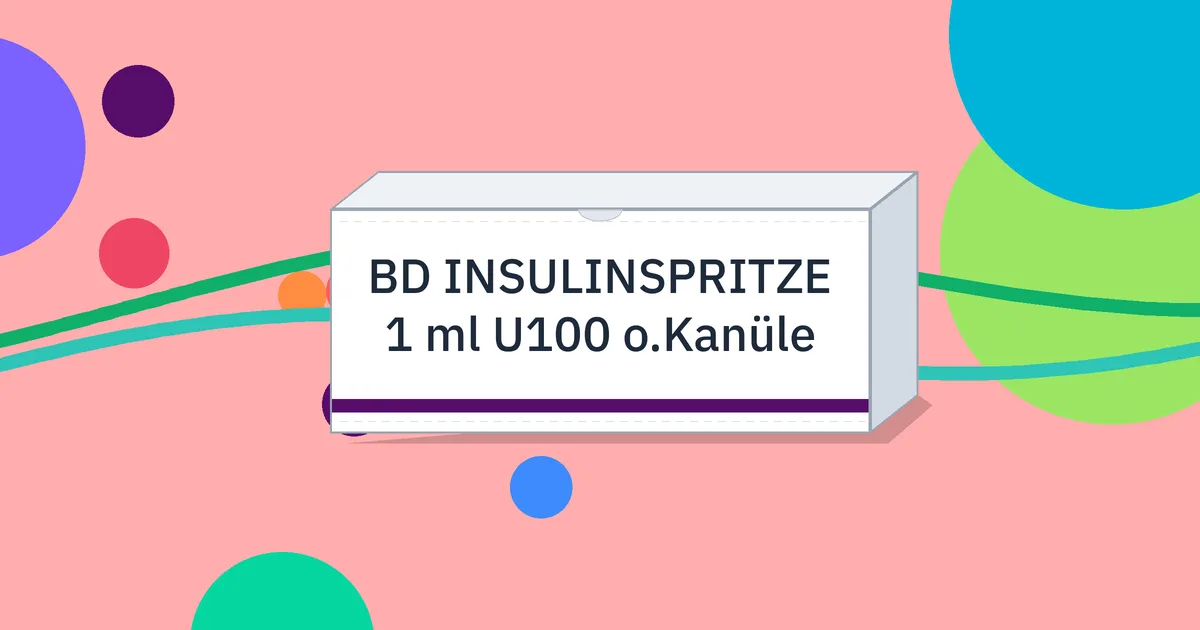 Symbolbild: Packung mit der Aufschrift BD INSULINSPRITZE 1 ml U100 o.Kanüle (PZN 06467785) – Verfügbarkeit und Bezug in Apotheken in Frankfurt am Main