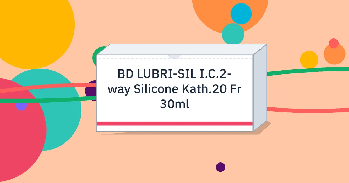 Symbolbild: Packung mit der Aufschrift BD LUBRI-SIL I.C.2-way Silicone Kath.20 Fr 30ml (PZN 20594645) – Verfügbarkeit und Bezug in Apotheken in Frankfurt am Main