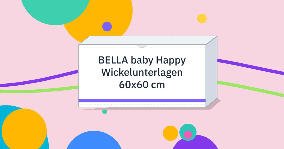 Symbolbild: Packung mit der Aufschrift BELLA baby Happy Wickelunterlagen 60x60 cm (PZN 17368253) – Verfügbarkeit und Bezug in Apotheken in Frankfurt am Main
