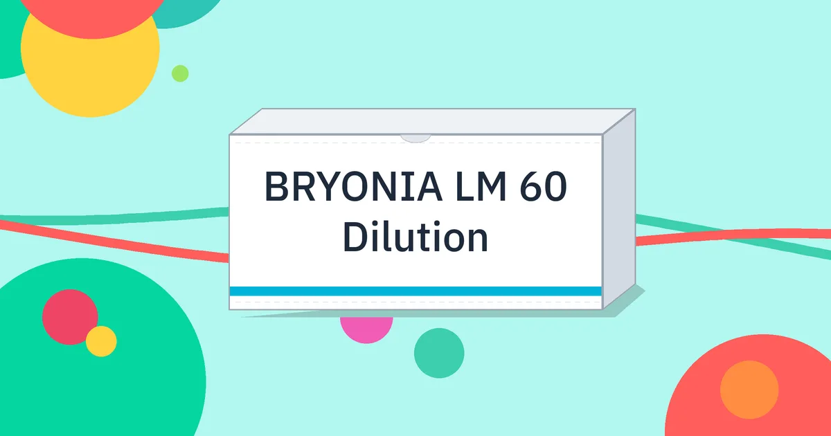 Symbolbild: Packung mit der Aufschrift BRYONIA LM 60 Dilution (PZN 12797239) – Verfügbarkeit und Bezug in Apotheken in Frankfurt am Main