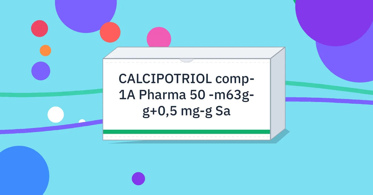 Symbolbild: Packung mit der Aufschrift CALCIPOTRIOL comp-1A Pharma 50 -m63g-g+0,5 mg-g Sa (PZN 14016447) – Verfügbarkeit und Bezug in Apotheken in Frankfurt am Main