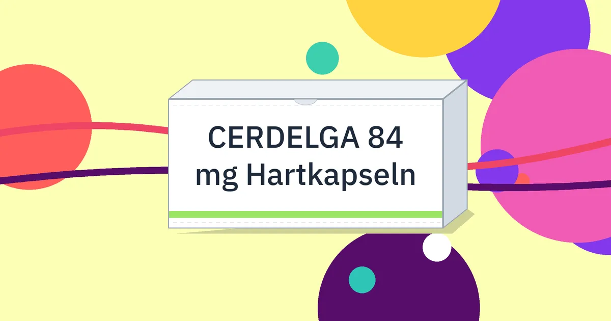 Symbolbild: Packung mit der Aufschrift CERDELGA 84 mg Hartkapseln (PZN 10938204) – Verfügbarkeit und Bezug in Apotheken in Frankfurt am Main