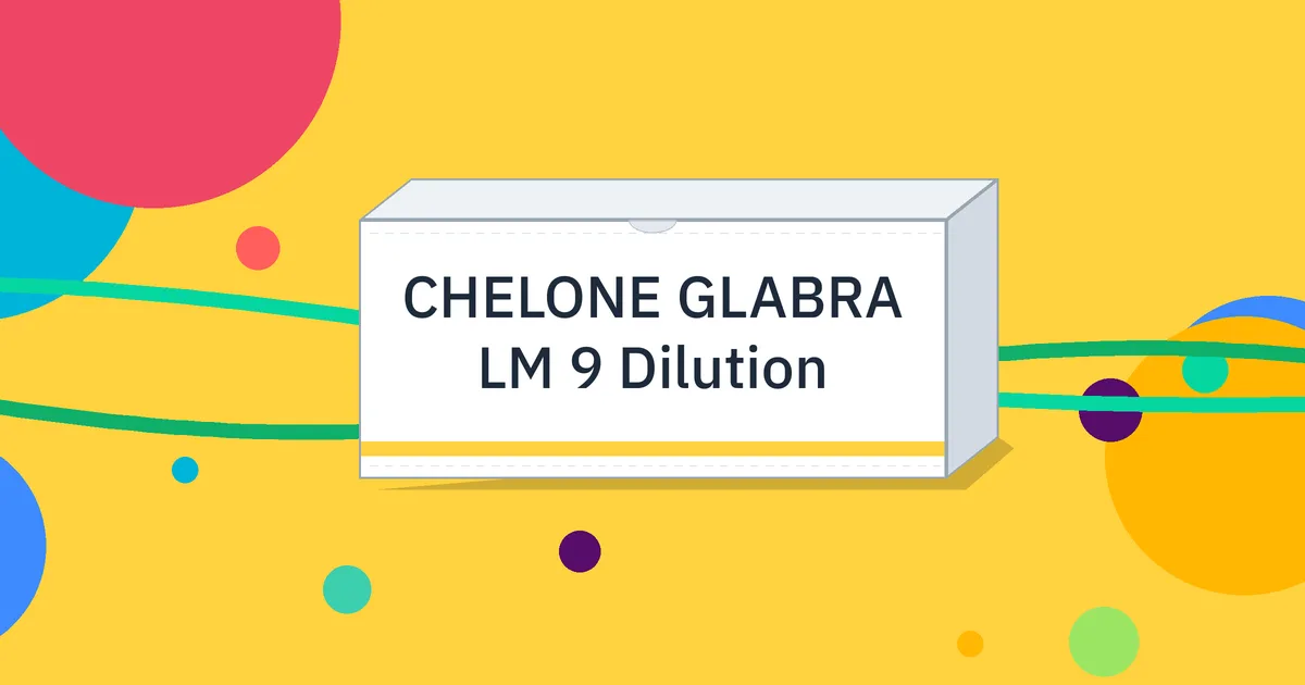Symbolbild: Packung mit der Aufschrift CHELONE GLABRA LM 9 Dilution (PZN 13439849) – Verfügbarkeit und Bezug in Apotheken in Frankfurt am Main