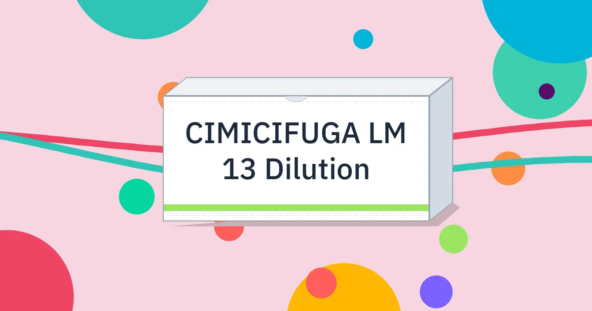 Symbolbild: Packung mit der Aufschrift CIMICIFUGA LM 13 Dilution (PZN 12819099) – Verfügbarkeit und Bezug in Apotheken in Frankfurt am Main