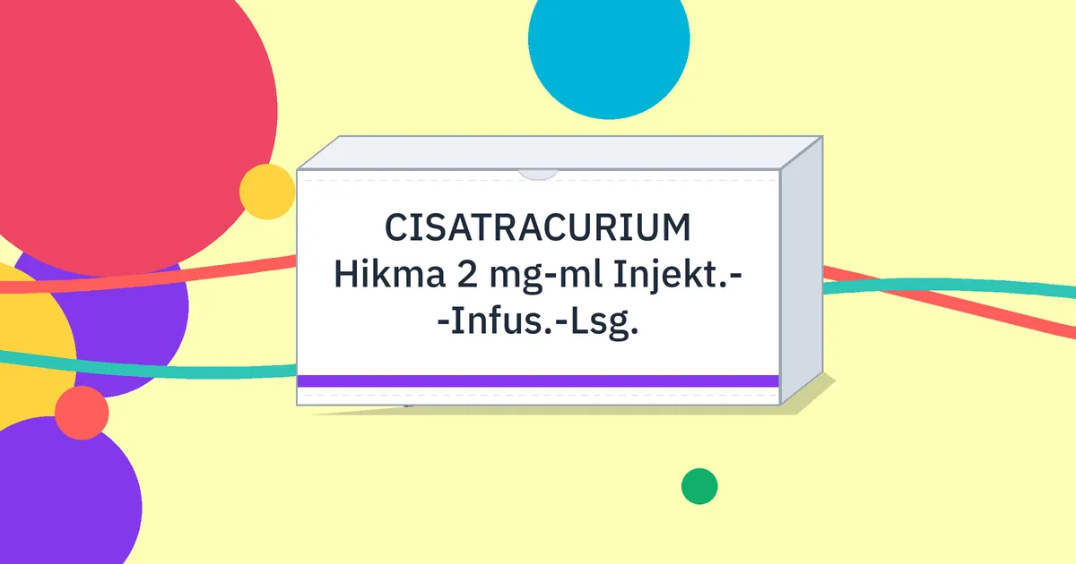 Symbolbild: Packung mit der Aufschrift CISATRACURIUM Hikma 2 mg-ml Injekt.--Infus.-Lsg. (PZN 14189001) – Verfügbarkeit und Bezug in Apotheken in Frankfurt am Main