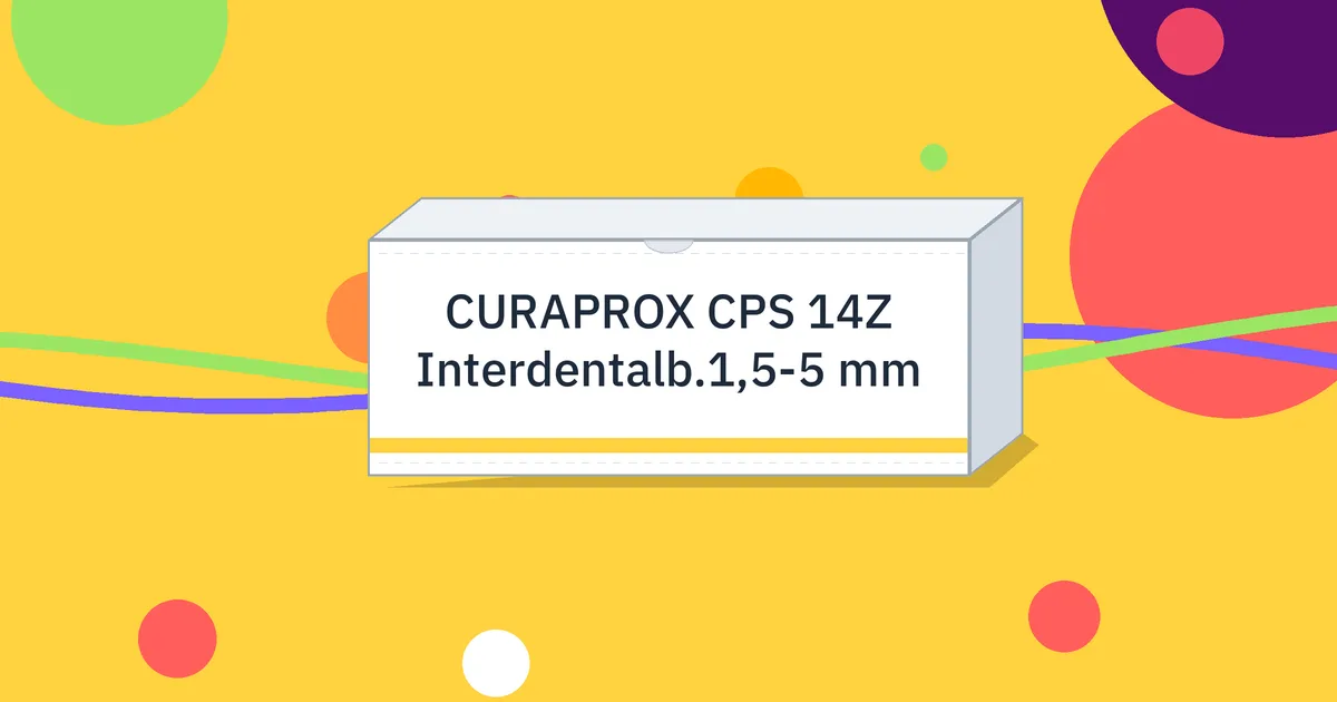 Symbolbild: Packung mit der Aufschrift CURAPROX CPS 14Z Interdentalb.1,5-5 mm (PZN 05906544) – Verfügbarkeit und Bezug in Apotheken in Frankfurt am Main