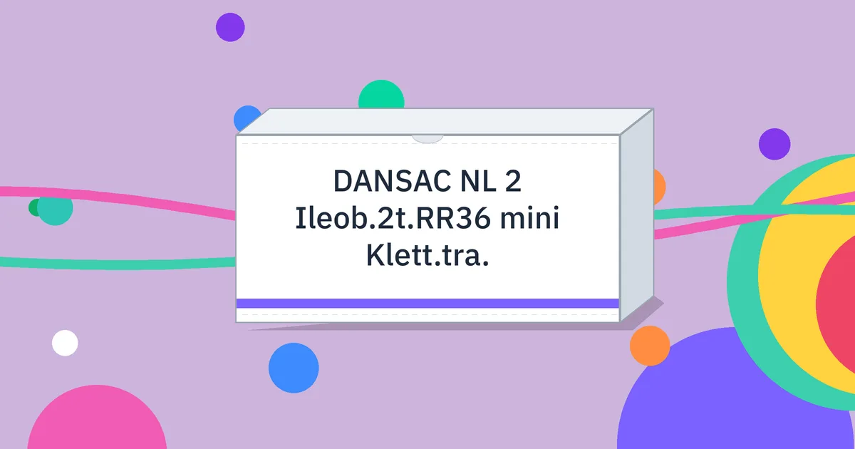 Symbolbild: Packung mit der Aufschrift DANSAC NL 2 Ileob.2t.RR36 mini Klett.tra. (PZN 08843755) – Verfügbarkeit und Bezug in Apotheken in Frankfurt am Main