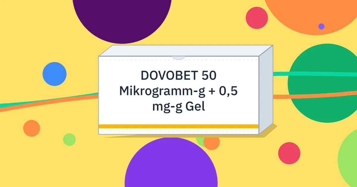 Symbolbild: Packung mit der Aufschrift DOVOBET 50 Mikrogramm-g + 0,5 mg-g Gel (PZN 10525577) – Verfügbarkeit und Bezug in Apotheken in Frankfurt am Main