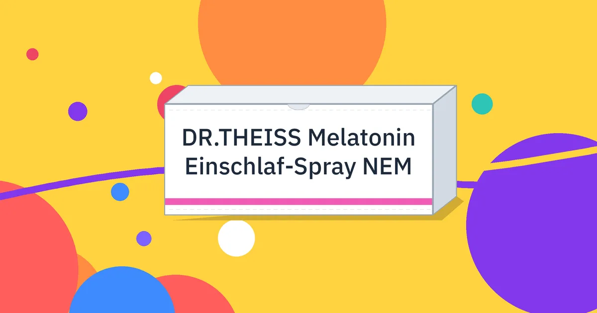 Symbolbild: Packung mit der Aufschrift DR.THEISS Melatonin Einschlaf-Spray NEM (PZN 16910187) – Verfügbarkeit und Bezug in Apotheken in Frankfurt am Main