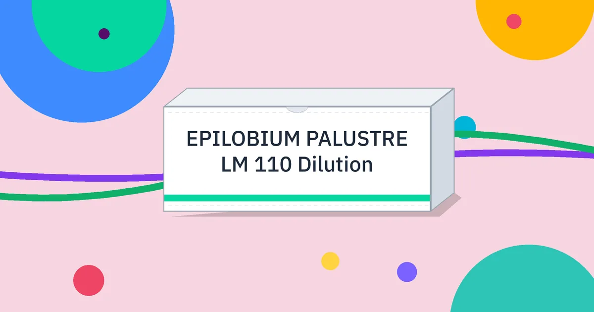 Symbolbild: Packung mit der Aufschrift EPILOBIUM PALUSTRE LM 110 Dilution (PZN 13472404) – Verfügbarkeit und Bezug in Apotheken in Frankfurt am Main