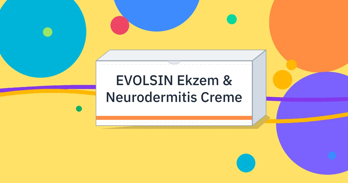 Symbolbild: Packung mit der Aufschrift EVOLSIN Ekzem & Neurodermitis Creme (PZN 16357187) – Verfügbarkeit und Bezug in Apotheken in Frankfurt am Main