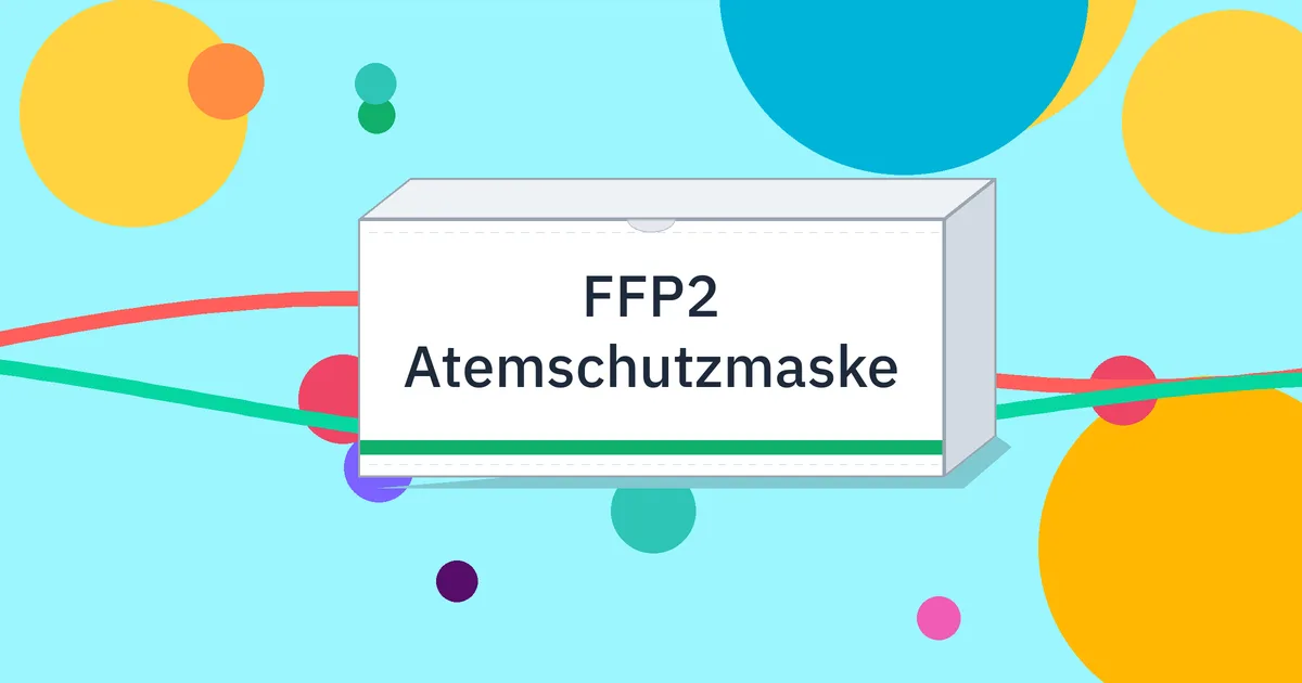 Symbolbild: Packung mit der Aufschrift FFP2 Atemschutzmaske (PZN 17243965) – Verfügbarkeit und Bezug in Apotheken in Frankfurt am Main