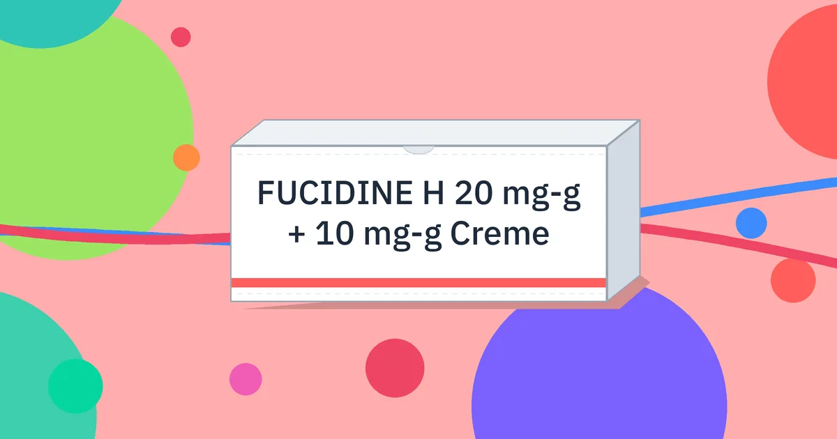 Symbolbild: Packung mit der Aufschrift FUCIDINE H 20 mg-g + 10 mg-g Creme (PZN 12440543) – Verfügbarkeit und Bezug in Apotheken in Frankfurt am Main