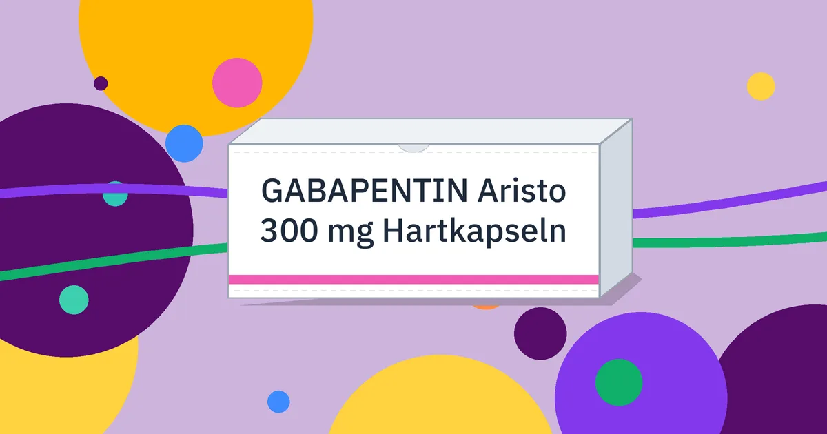 Symbolbild: Packung mit der Aufschrift GABAPENTIN Aristo 300 mg Hartkapseln (PZN 10061149) – Verfügbarkeit und Bezug in Apotheken in Frankfurt am Main