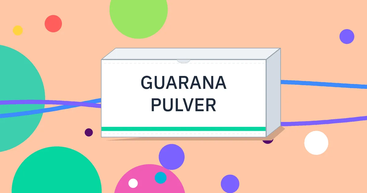 Symbolbild: Packung mit der Aufschrift GUARANA PULVER (PZN 02520815) – Verfügbarkeit und Bezug in Apotheken in Frankfurt am Main