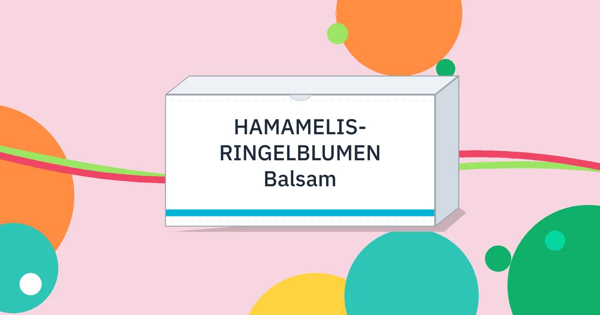 Symbolbild: Packung mit der Aufschrift HAMAMELIS-RINGELBLUMEN Balsam (PZN 18455072) – Verfügbarkeit und Bezug in Apotheken in Frankfurt am Main