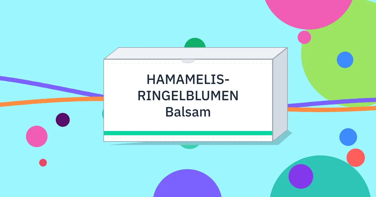 Symbolbild: Packung mit der Aufschrift HAMAMELIS-RINGELBLUMEN Balsam (PZN 04906884) – Verfügbarkeit und Bezug in Apotheken in Frankfurt am Main