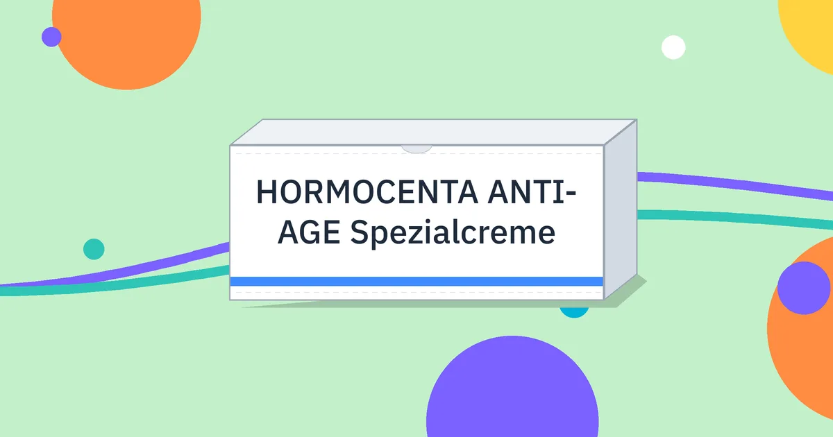 Symbolbild: Packung mit der Aufschrift HORMOCENTA ANTI-AGE Spezialcreme (PZN 18017975) – Verfügbarkeit und Bezug in Apotheken in Frankfurt am Main