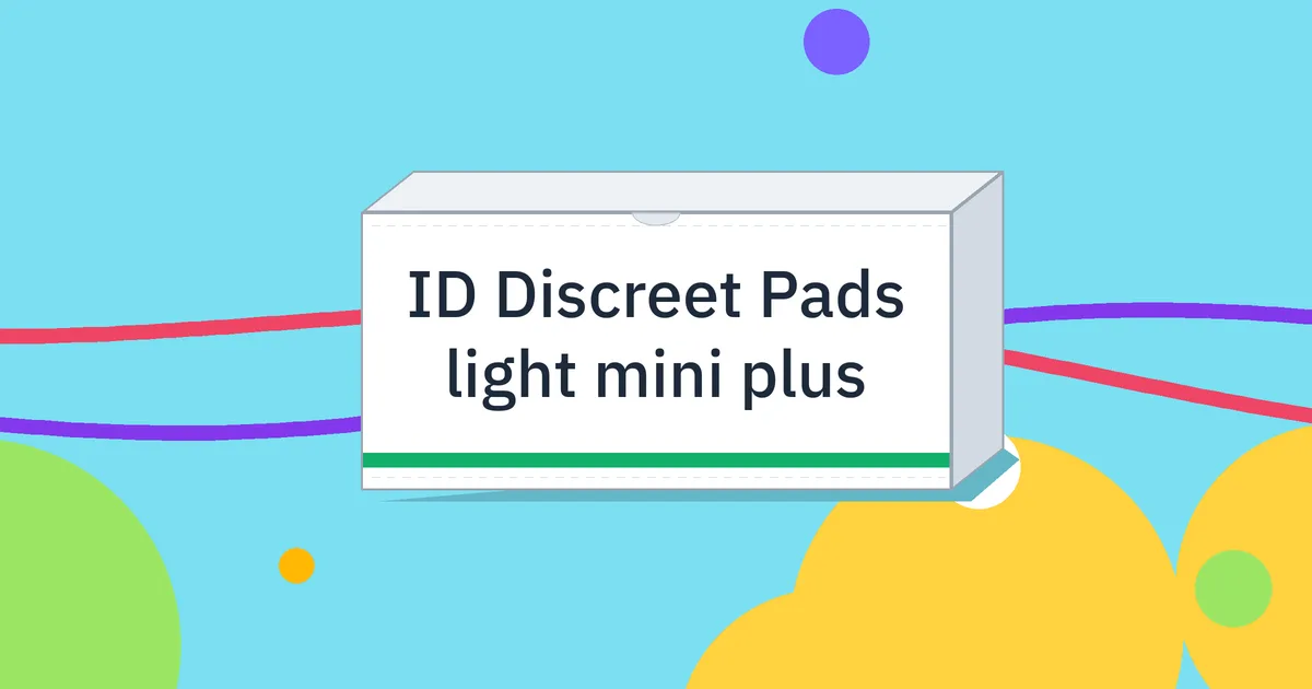 Symbolbild: Packung mit der Aufschrift ID Discreet Pads light mini plus (PZN 19489311) – Verfügbarkeit und Bezug in Apotheken in Frankfurt am Main