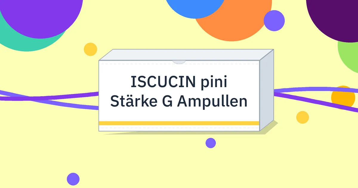Symbolbild: Packung mit der Aufschrift ISCUCIN pini Stärke G Ampullen (PZN 04429208) – Verfügbarkeit und Bezug in Apotheken in Frankfurt am Main
