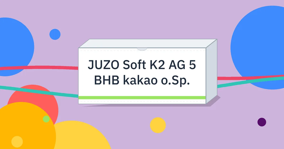 Symbolbild: Packung mit der Aufschrift JUZO Soft K2 AG 5 BHB kakao o.Sp. (PZN 14825856) – Verfügbarkeit und Bezug in Apotheken in Frankfurt am Main