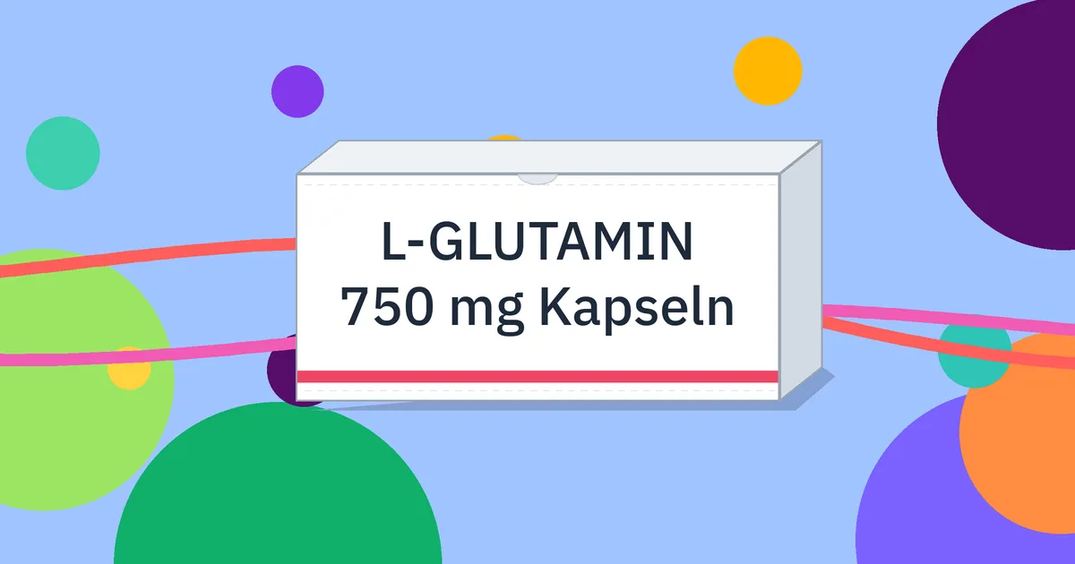 Symbolbild: Packung mit der Aufschrift L-GLUTAMIN 750 mg Kapseln (PZN 16020803) – Verfügbarkeit und Bezug in Apotheken in Frankfurt am Main