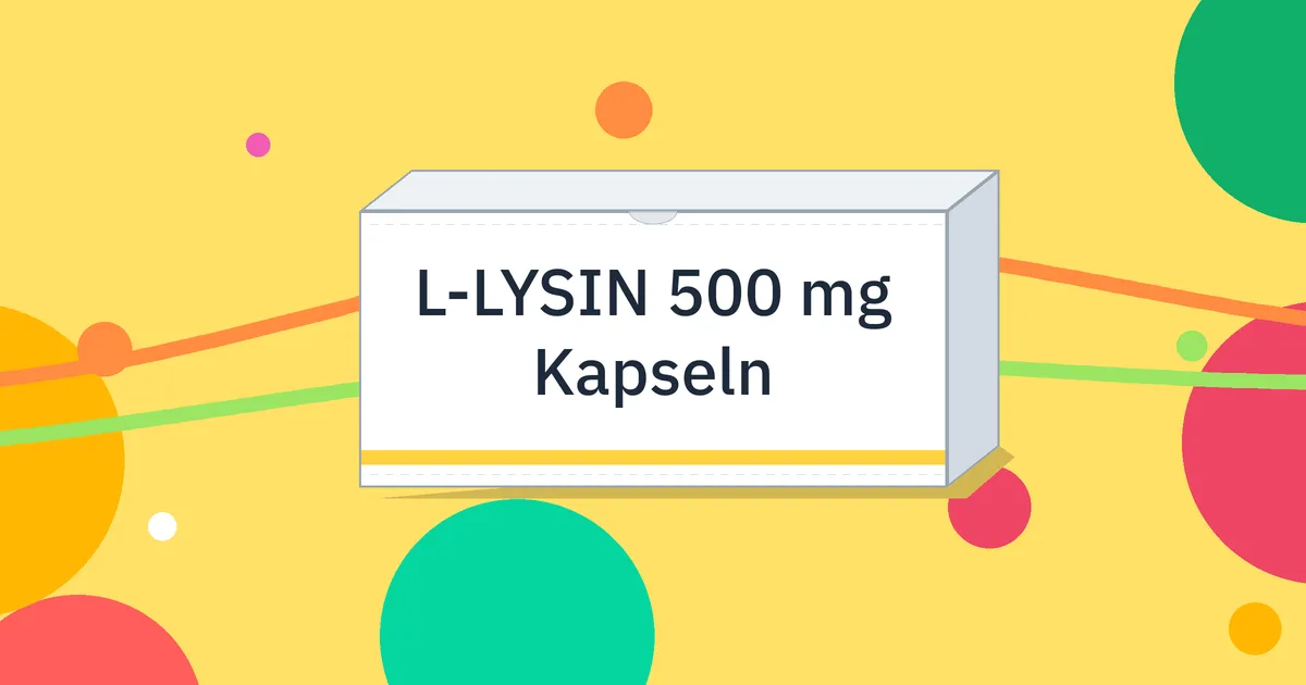 Symbolbild: Packung mit der Aufschrift L-LYSIN 500 mg Kapseln (PZN 18487273) – Verfügbarkeit und Bezug in Apotheken in Frankfurt am Main