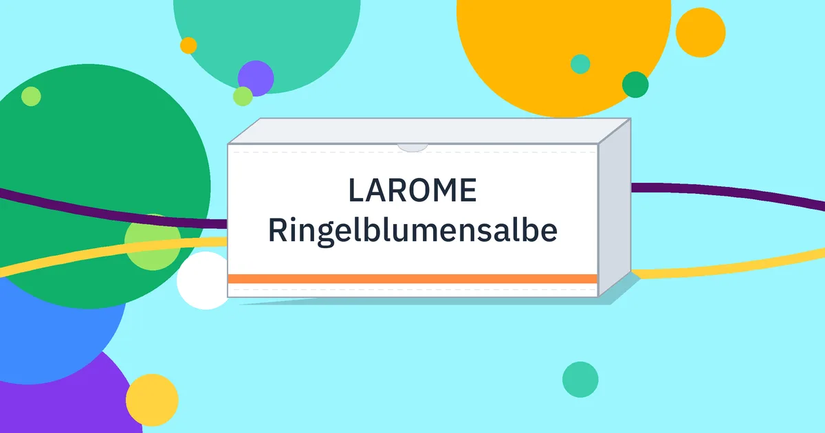 Symbolbild: Packung mit der Aufschrift LAROME Ringelblumensalbe (PZN 16952783) – Verfügbarkeit und Bezug in Apotheken in Frankfurt am Main